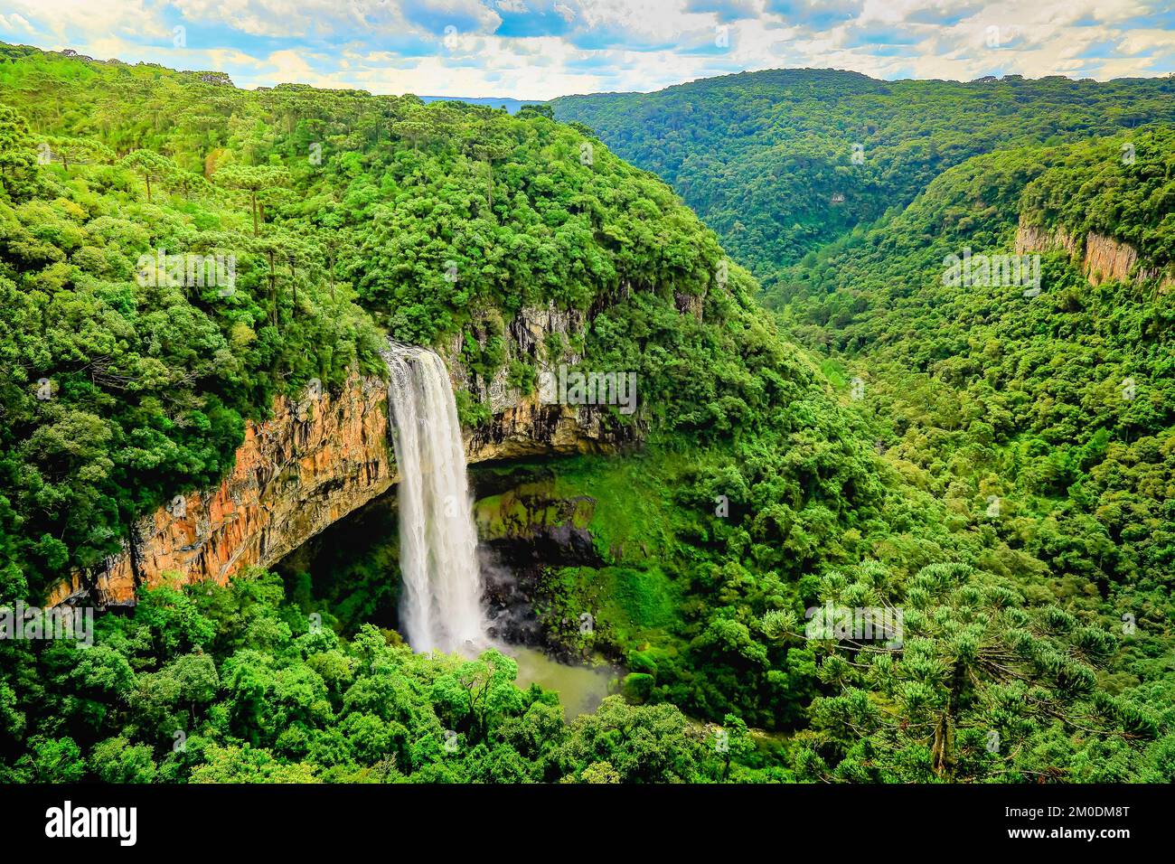 Caracol waterfall in Canela, Rio Grande do Sul, Brazil Stock Photo - Alamy