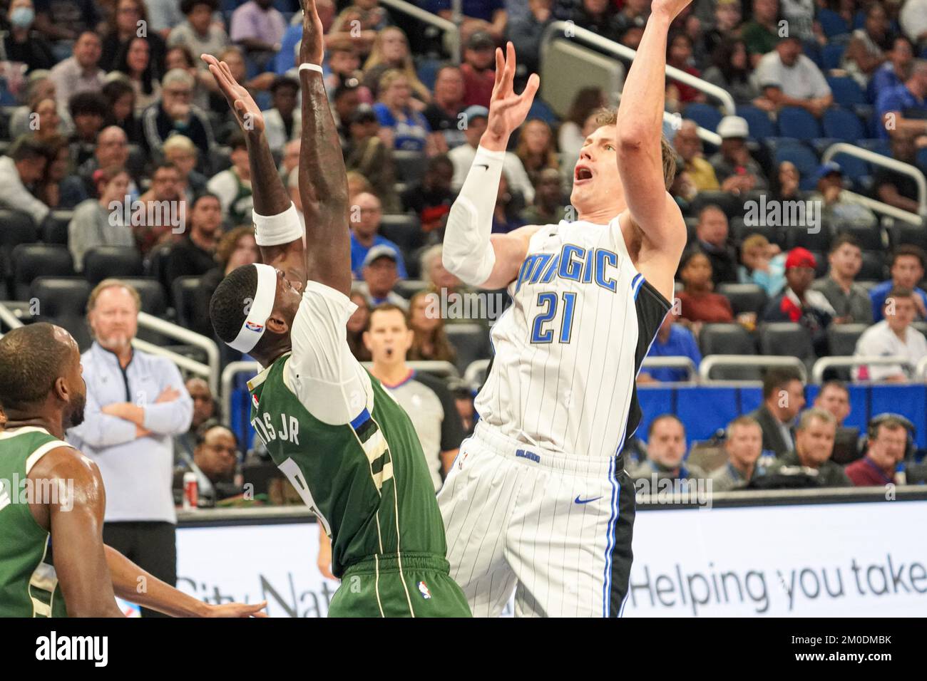 Orlando, Florida, USA, December 5, 2022, Orlando Magic Center Moritz ...