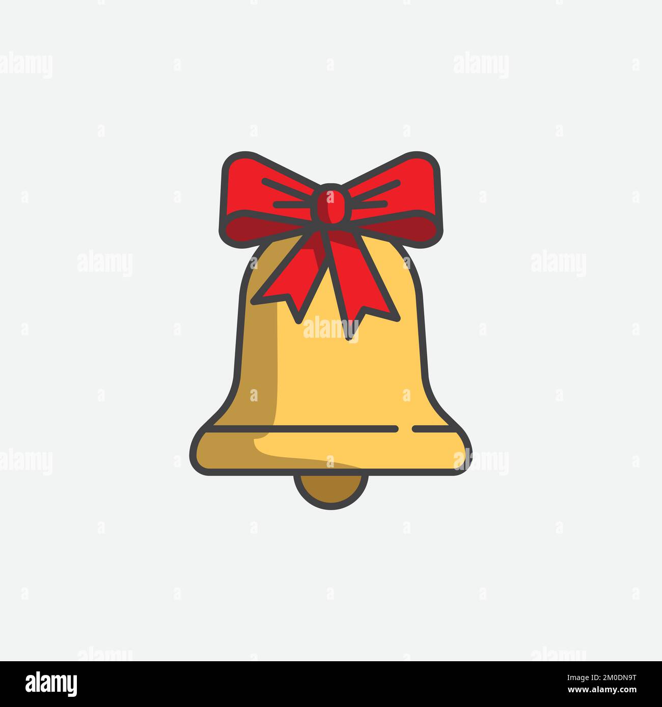 Classic golden bell Stock Vector Images - Alamy
