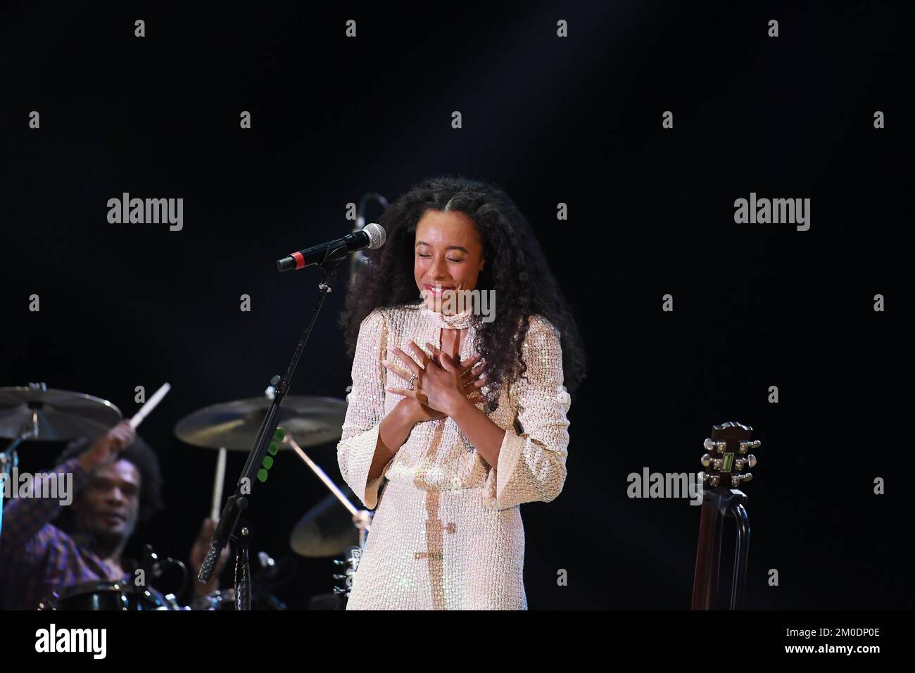 Rio de Janeiro, September 8, 2022. Singer Corinne Bailey Rae, during a ...
