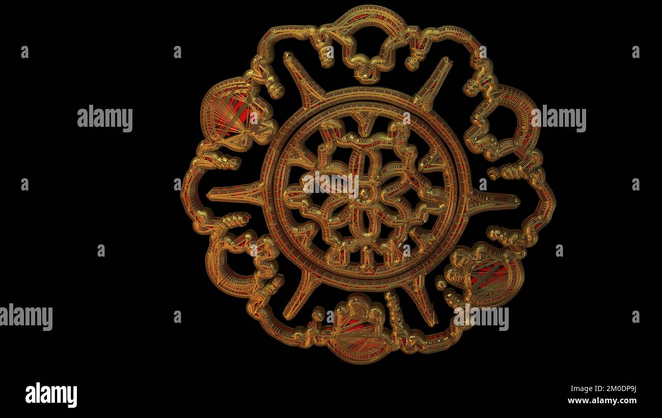 A 3D Illustration of art from the era of the ancient Roman Empire. This ...