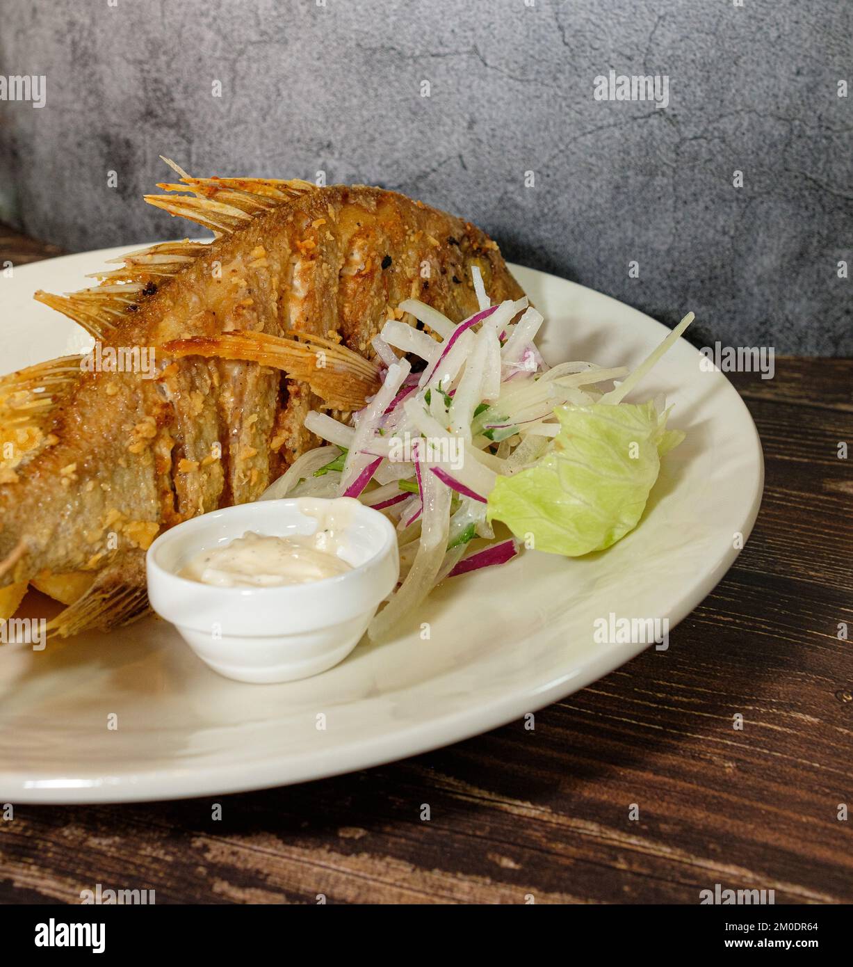 Thai deep fried crispy fish hi-res stock photography and images - Alamy