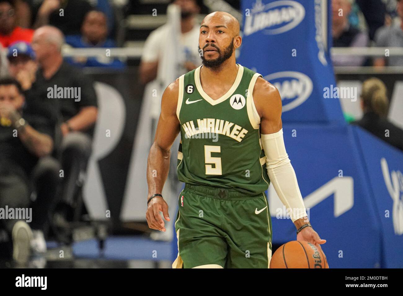 Orlando, Florida, USA, December 5, 2022, Milwaukee Bucks Guard Jevon ...