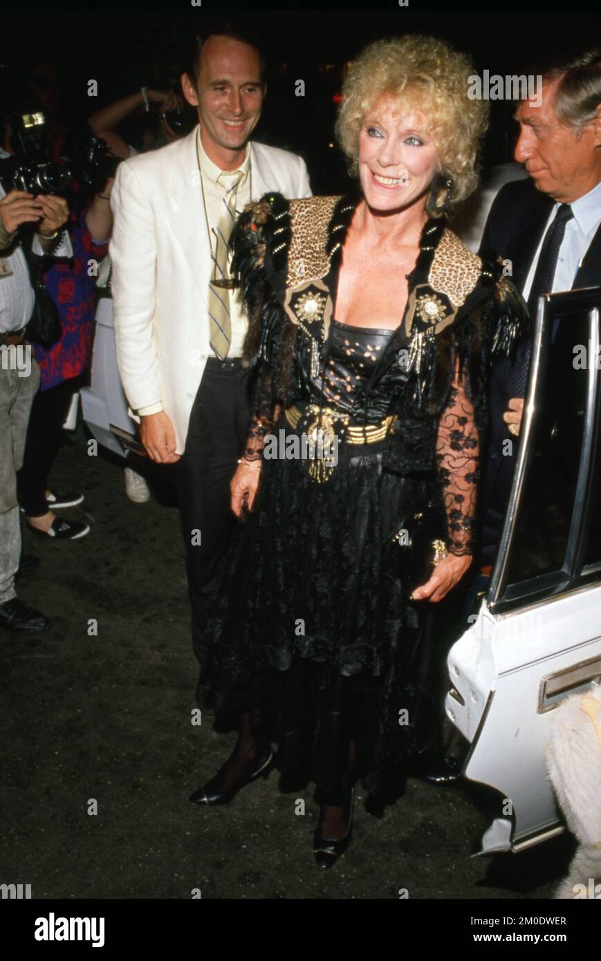 Elke Sommer at the Out There Tonight Opening Night at Pantages Theatre ...