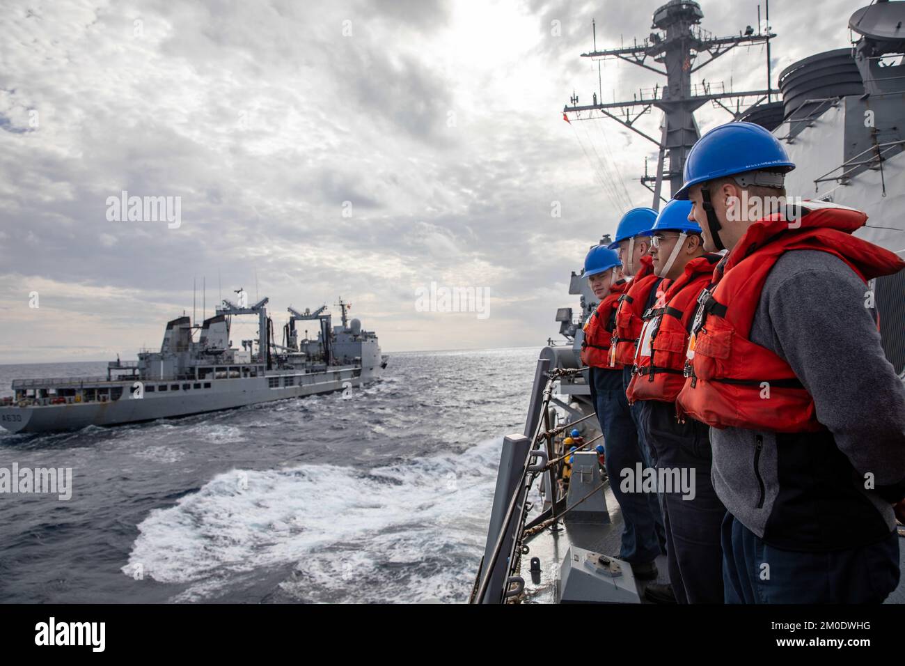 MEDITERRANEAN SEA (Nov. 19, 2022) Sailors, assigned to the Arleigh ...