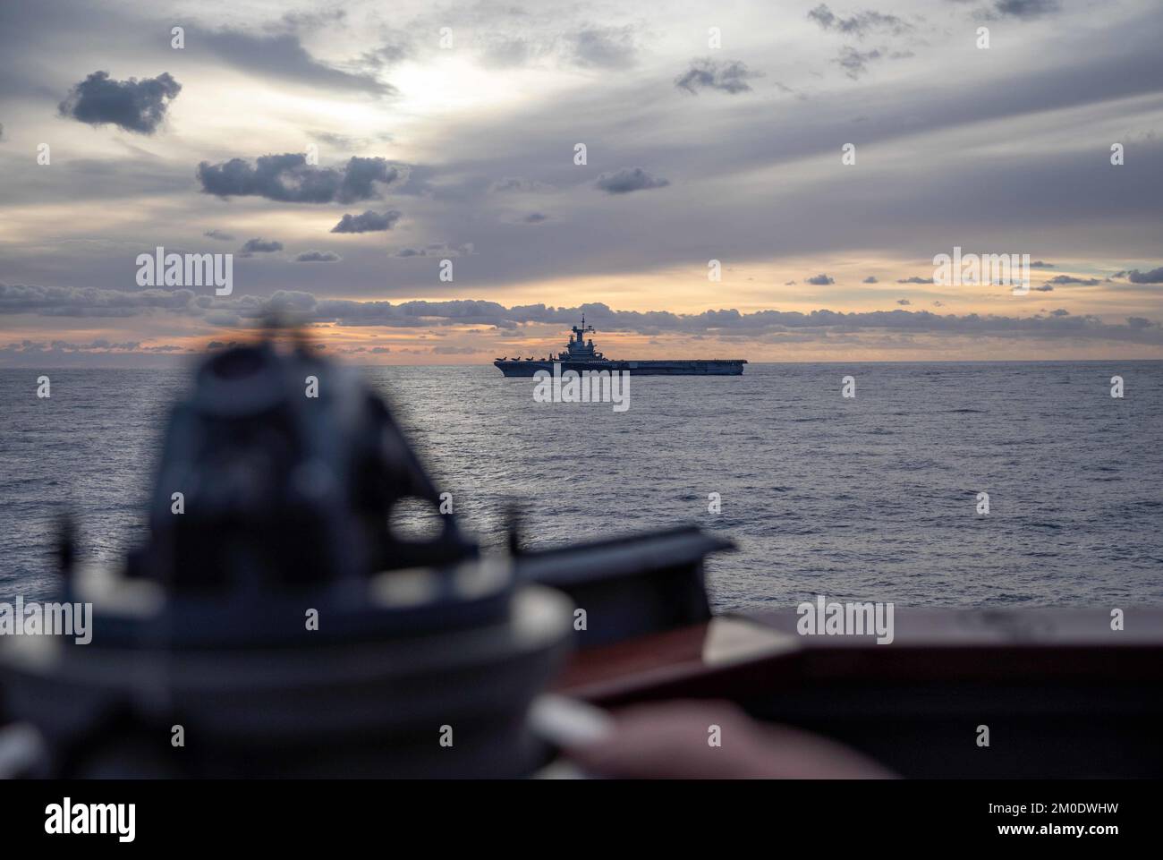 MEDITERRANEAN SEA (Nov. 26, 2022) The French aircraft carrier FS ...