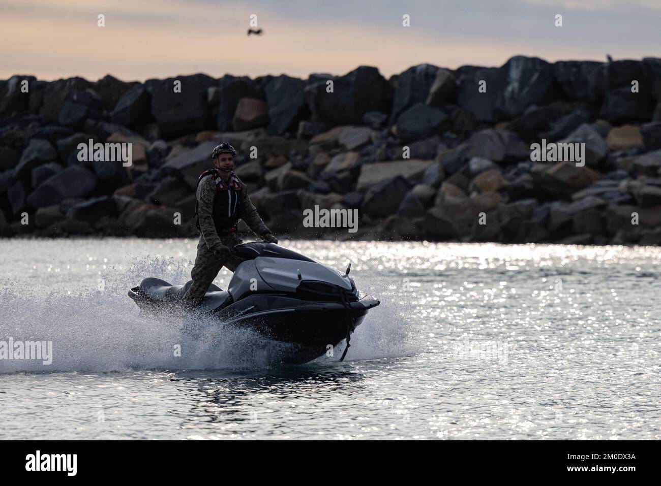 A U.S. Marine with Bravo Company, 1st Reconnaissance Battalion, 1st ...