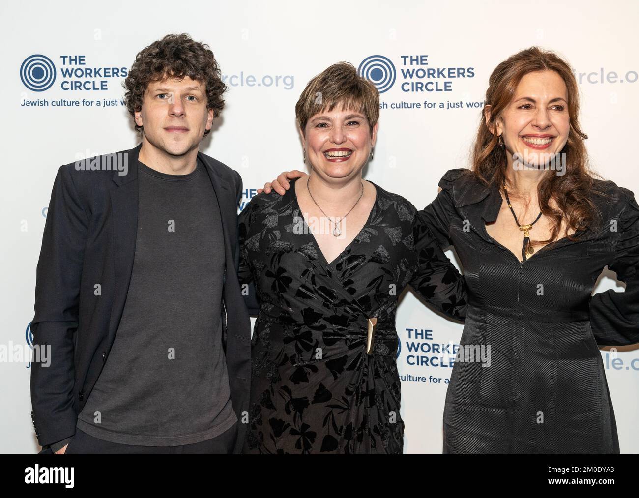 Jesse Eisenberg, Ann Toback, Jessica Hecht attend Workers Circle ...