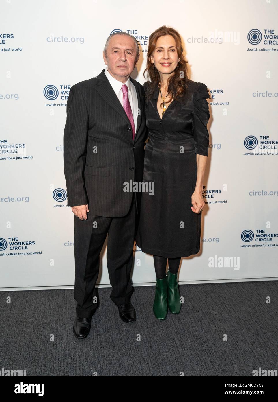 Zeev Dagan and Jessica Hecht attend Workers Circle Activism Award at ...