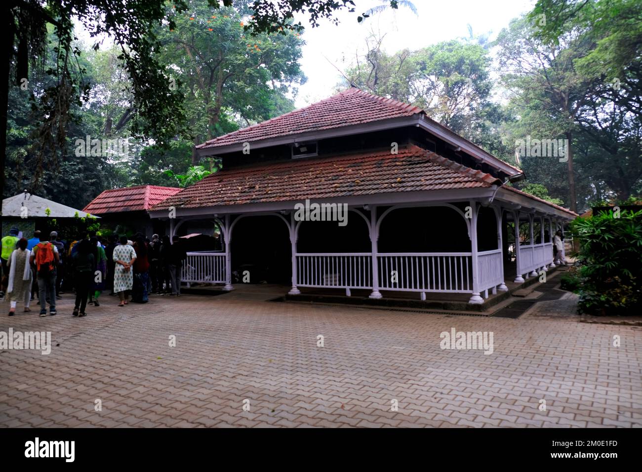 04 December 2022, Pune, India, Empress Botanical Garden, a green ...