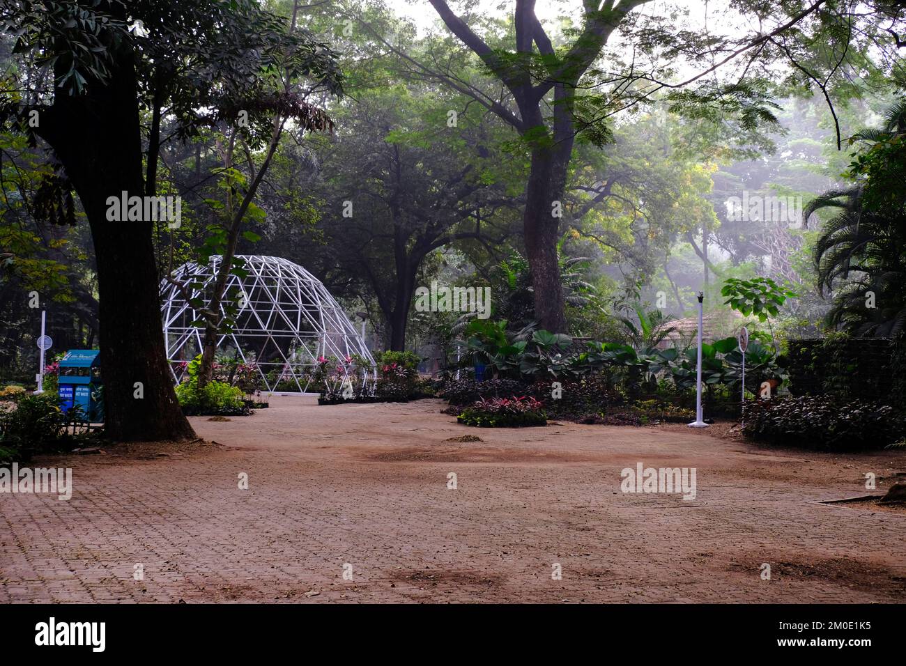 04 December 2022, Pune, India, Empress Botanical Garden, a green ...