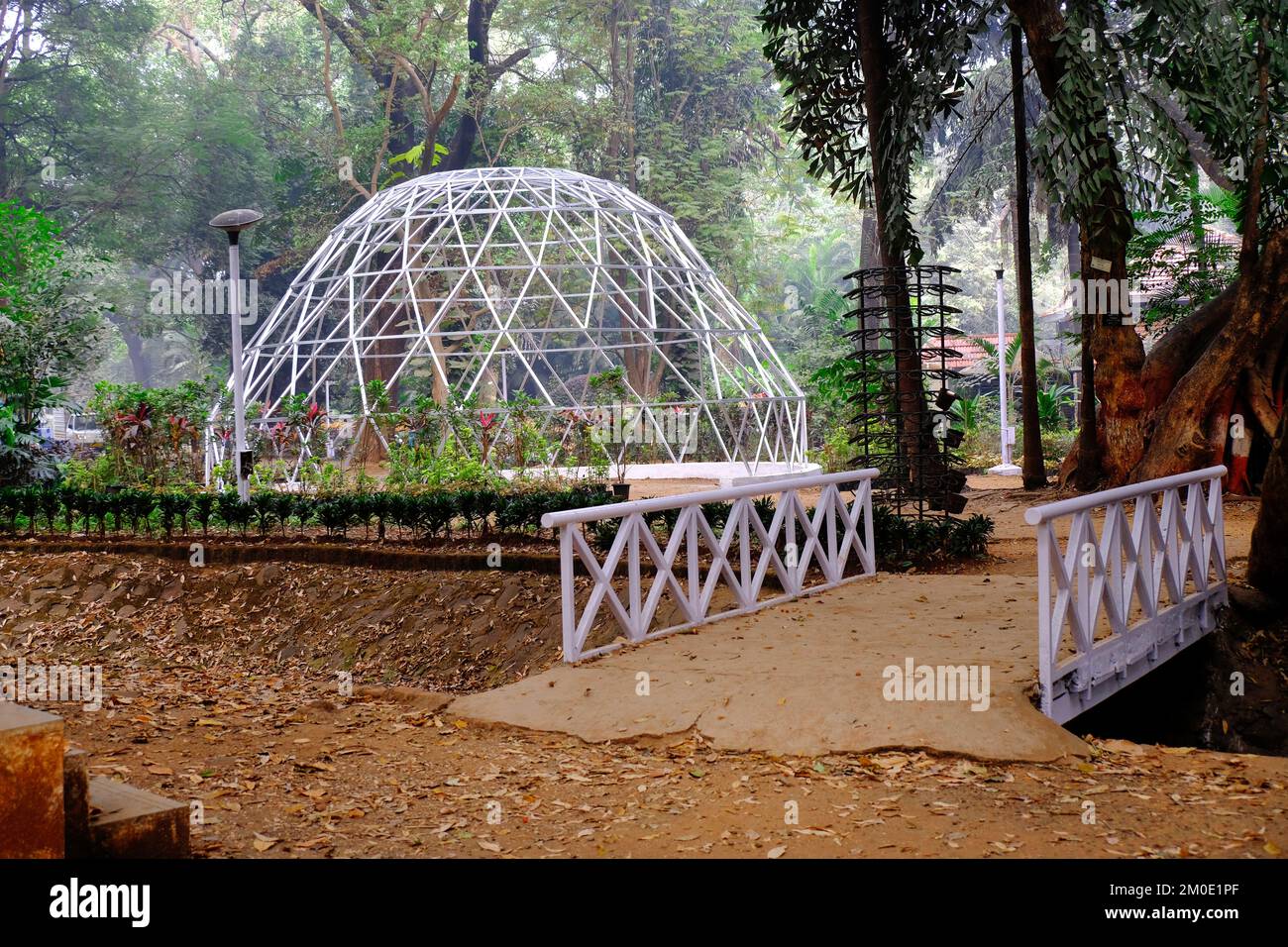 04 December 2022, Pune, India, Empress Botanical Garden, a green ...