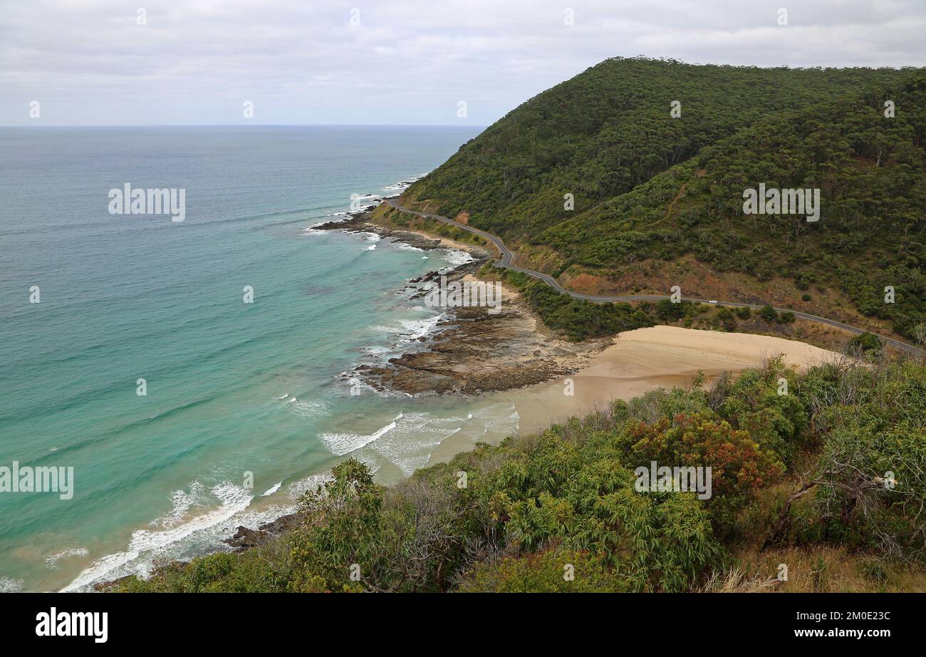 Great Ocean Road fromTeddys lookout - Australia Stock Photo - Alamy
