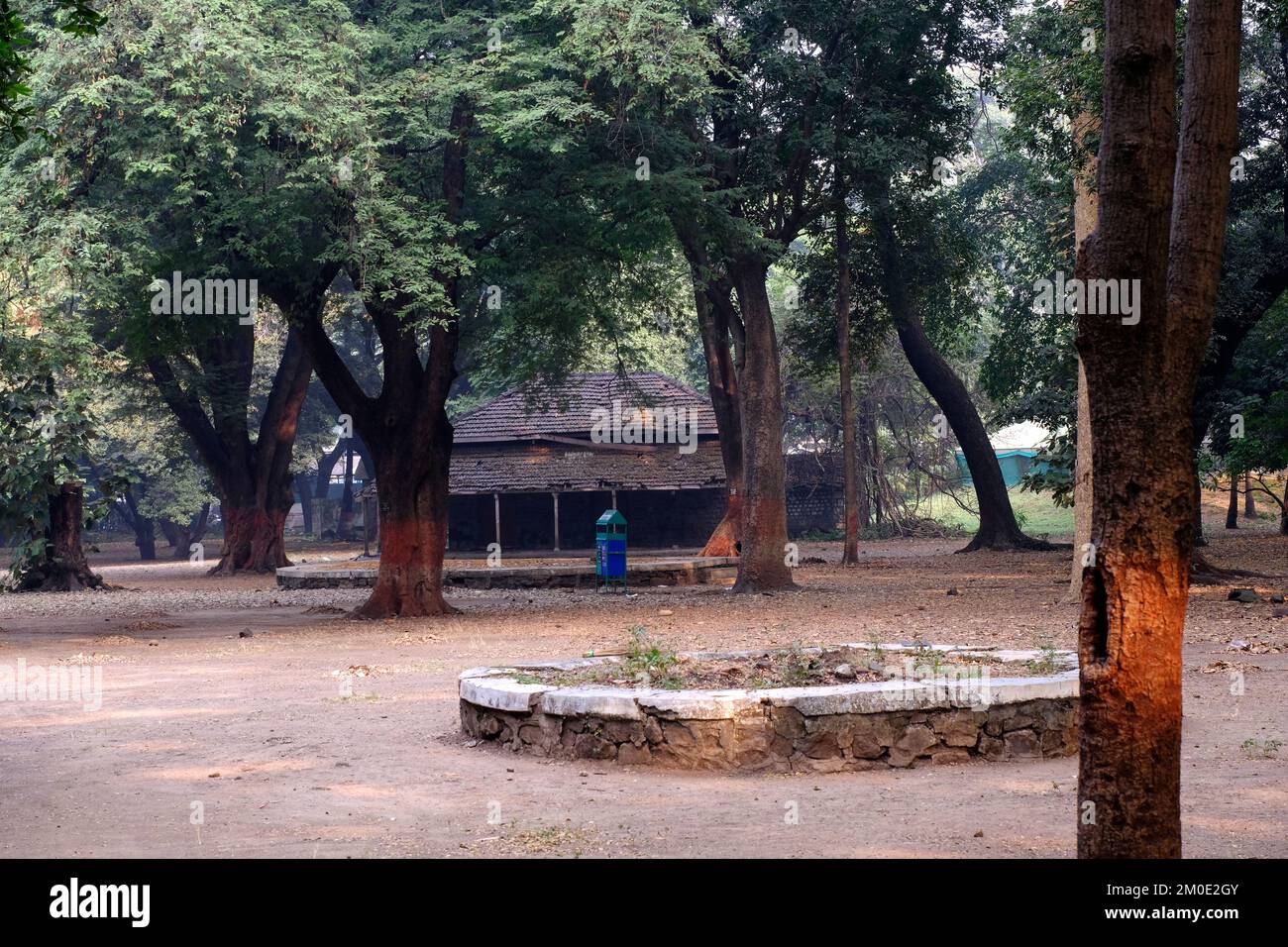 04 December 2022, Pune, India, Empress Botanical Garden, a green ...