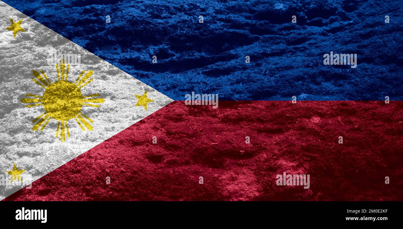Philippine flag texture as background Stock Photo - Alamy