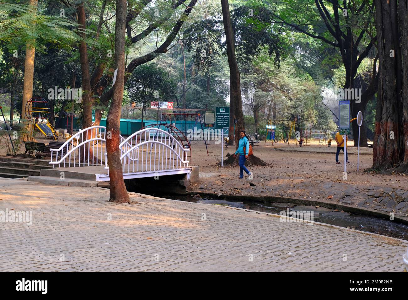 04 December 2022, Pune, India, Empress Botanical Garden, a green ...
