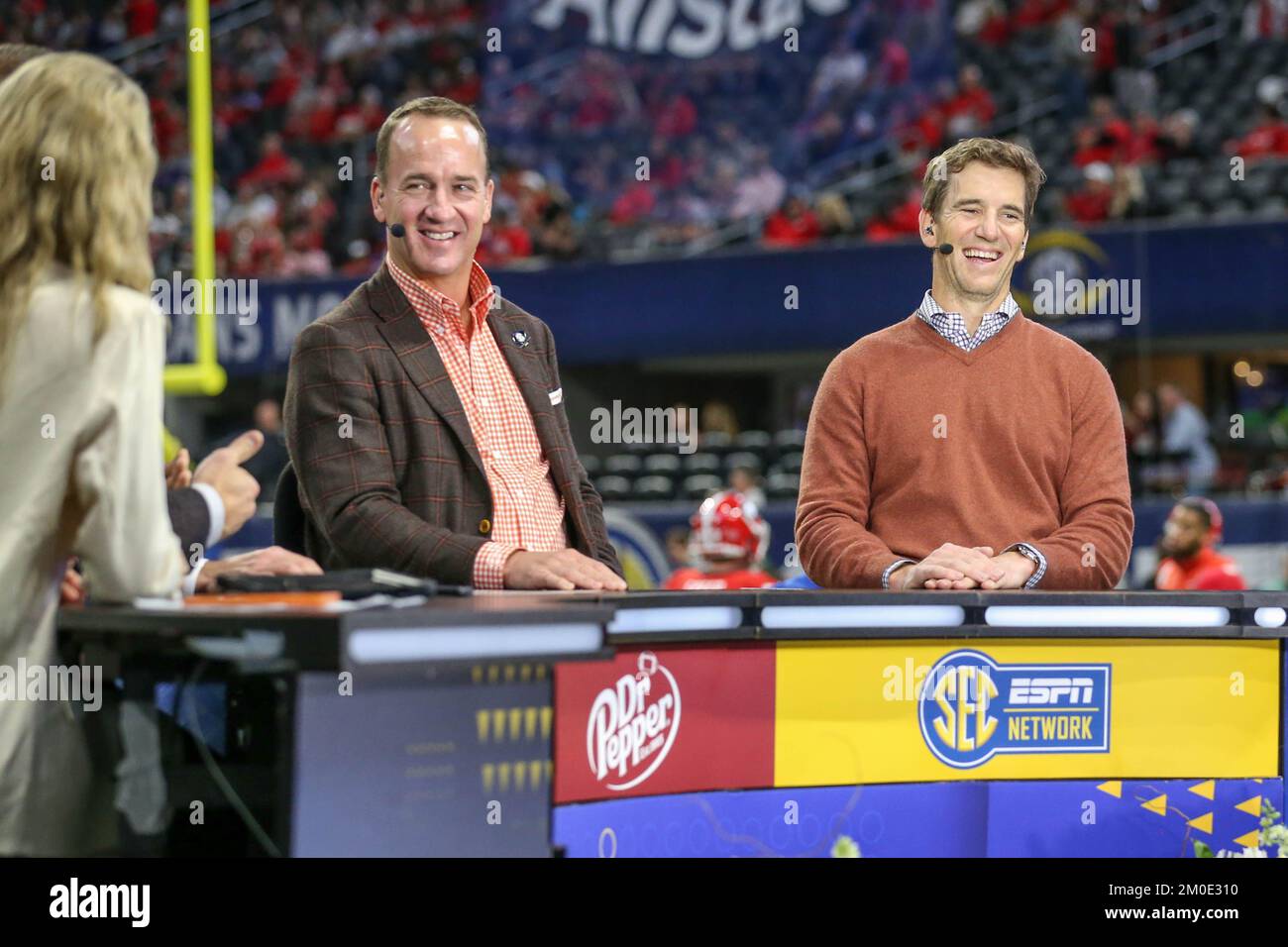 Atlanta, GA, USA. 03rd Dec, 2022. SEC Legends Peyton Manning and ...