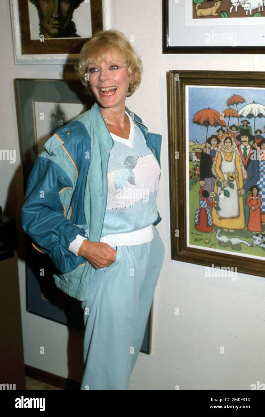 Elke Sommer at the Celebrity Art Gallery Gala Opening - March 14, 1983 ...