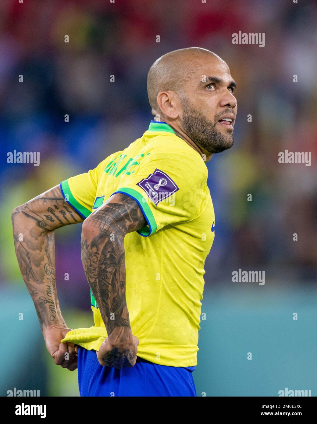 Dani Alves of Brazil during the FIFA World Cup Qatar 2022 Round of 16 ...