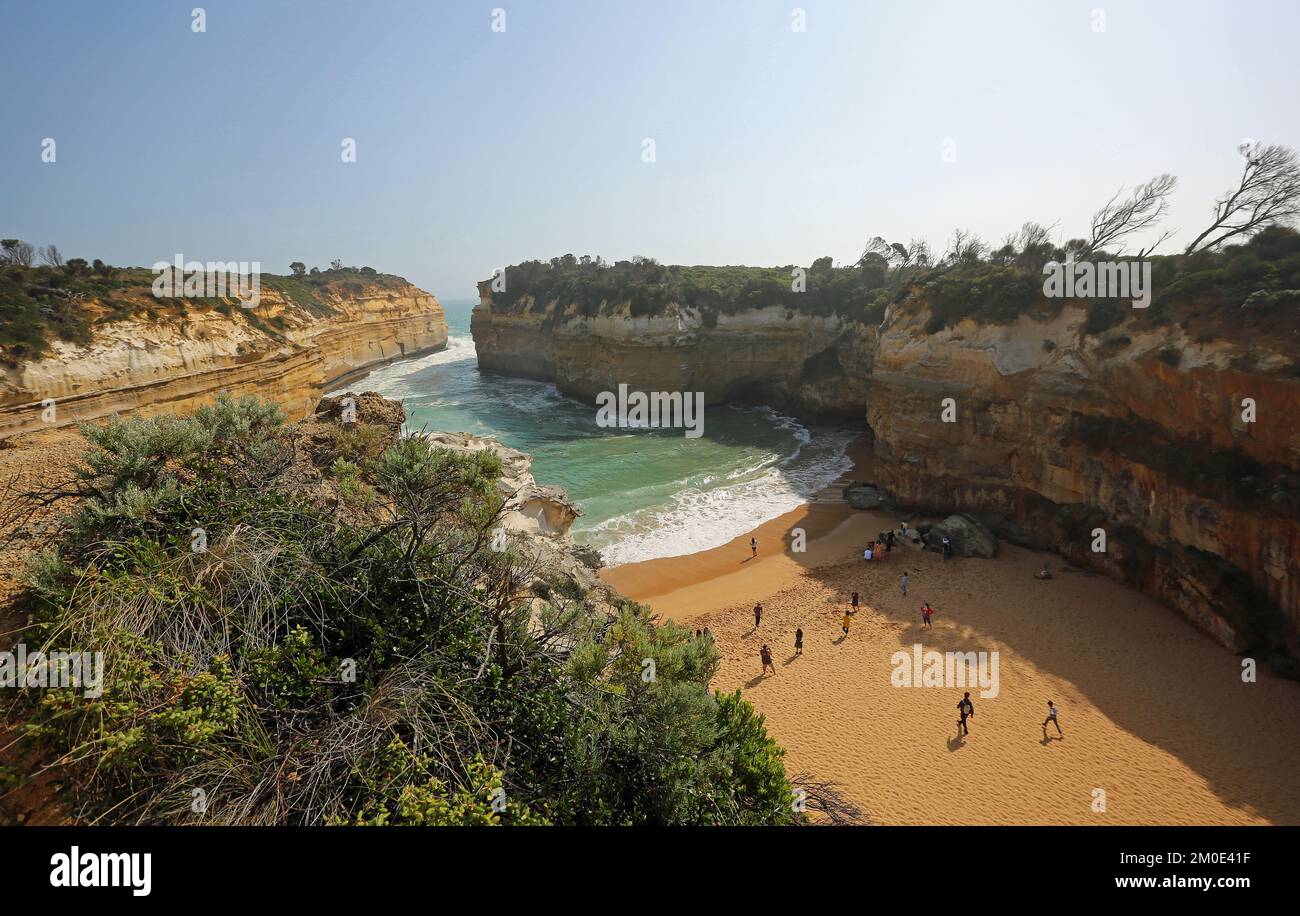 Loch Ard Gorge beach - Victoria, Australia Stock Photo - Alamy