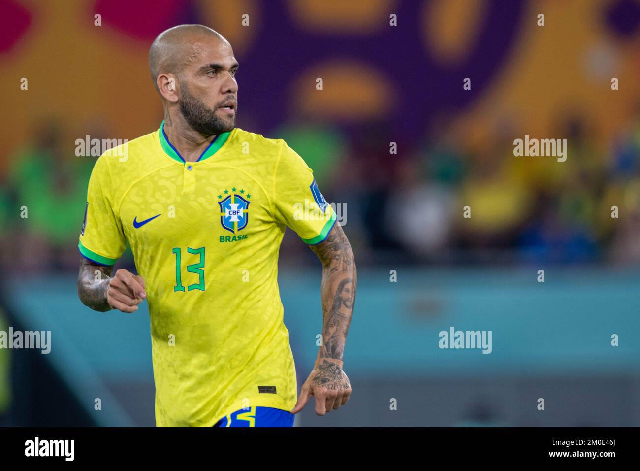 Dani Alves of Brazil during the FIFA World Cup Qatar 2022 Round of 16 ...