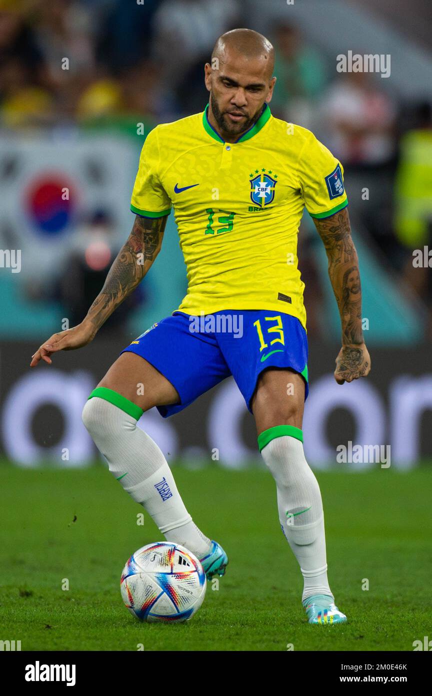 Dani Alves of Brazil during the FIFA World Cup Qatar 2022 Round of 16 ...