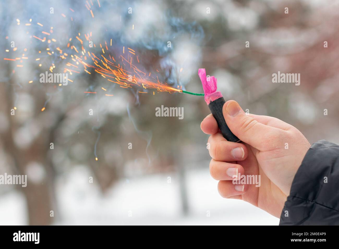Throw a firecracker hi-res stock photography and images - Alamy