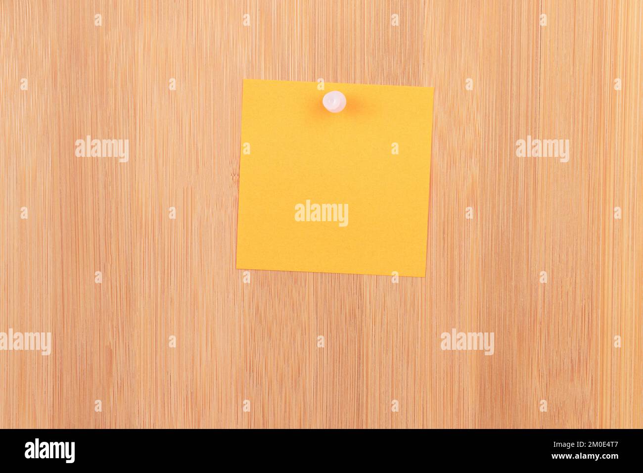 Orange Sticky Note Pinned to the Wooden Message Board. To Do List ...