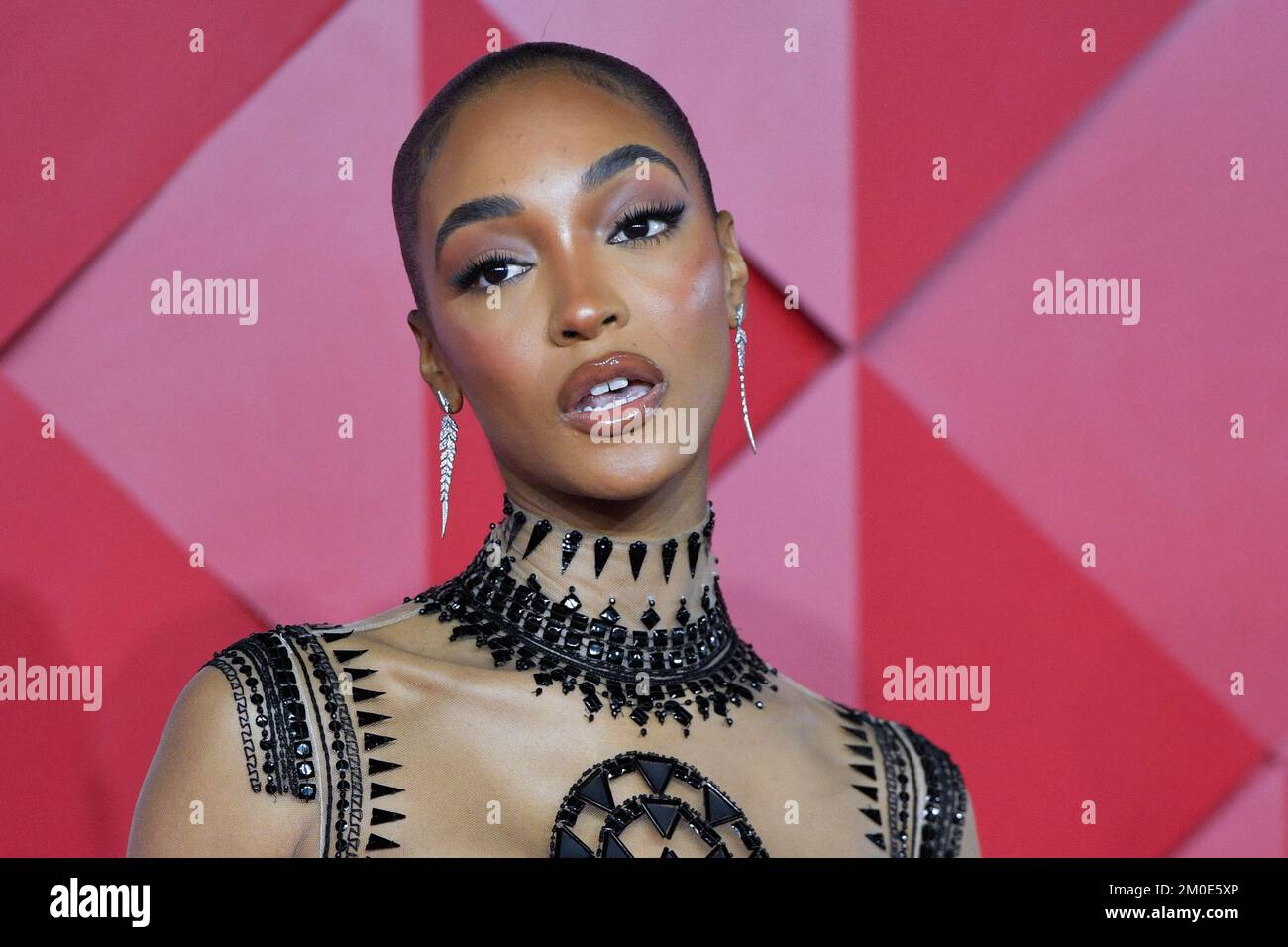 London, England, on December 05, 2022. Jourdan Dunn attending the ...