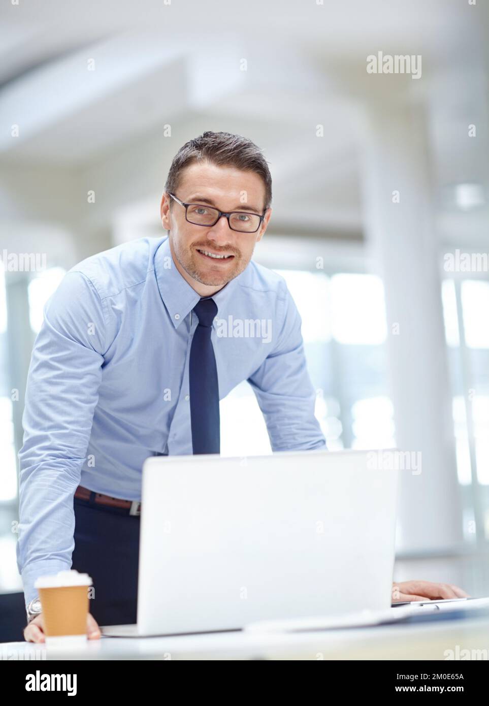 Hes a proud corporate professional. Handsome mature businessman ...
