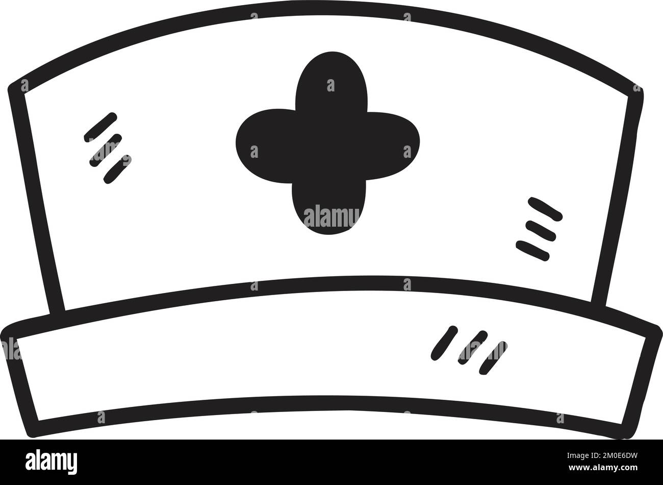 Nurse cap Stock Vector Images - Alamy