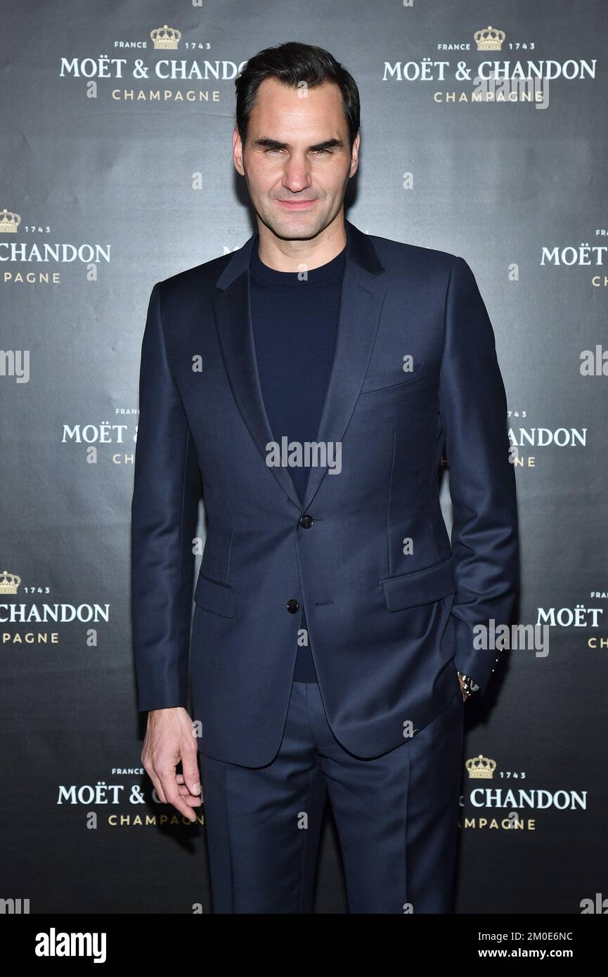 New York, NY, December 5, 2022. Tennis legend Roger Federer attends the ...