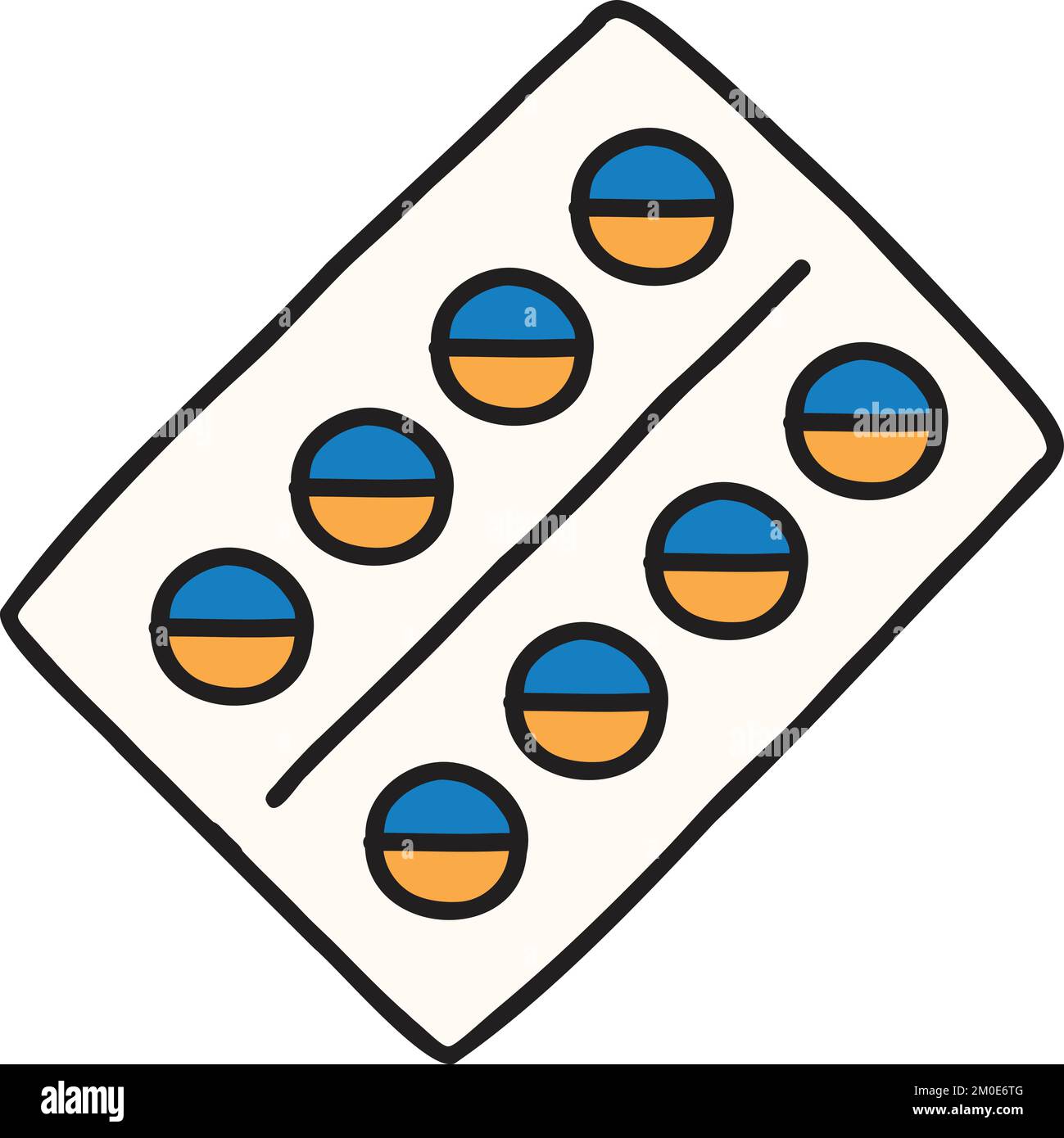 Blister packing Stock Vector Images - Alamy