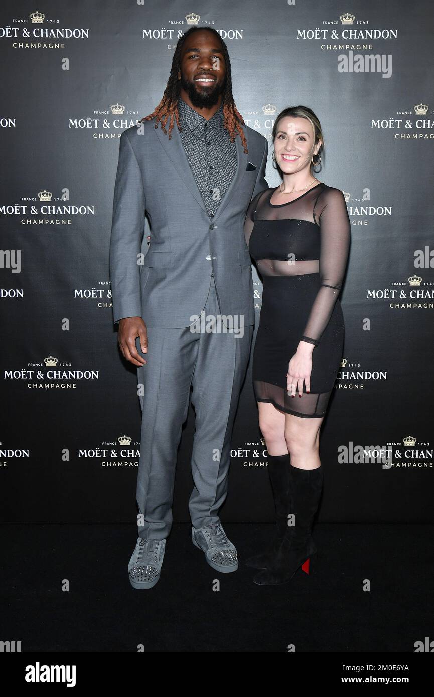 New York, NY, December 5, 2022. (L-R) CJ Mosley and Jamie Reiff attend ...