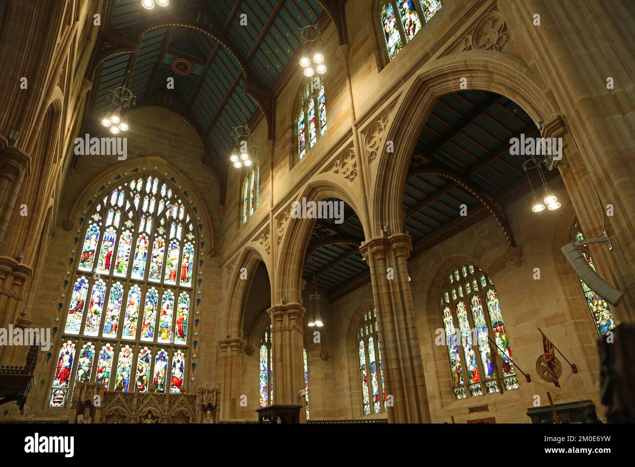 The arcade in St Andrews Cathedral, Sydney, Australia Stock Photo - Alamy