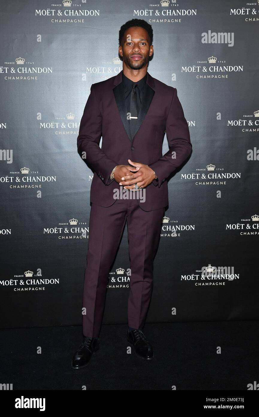 New York, NY, December 5, 2022. Former NFL player Victor Cruz attends ...