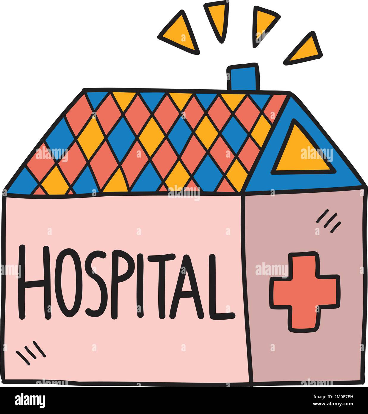 Hospital Drawing For Kids