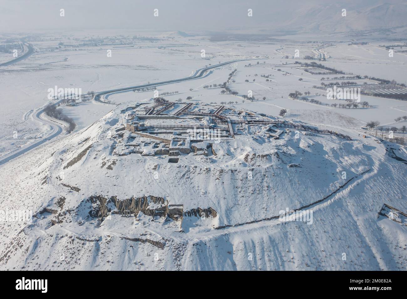 Urart castle ruins Altintepe Erzincan Turkey Stock Photo - Alamy