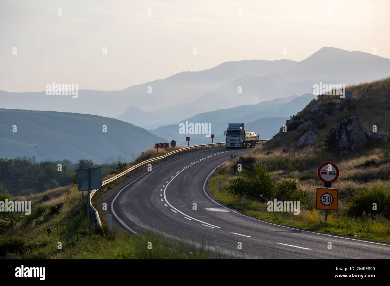asphalt road and turkey landscape Stock Photo - Alamy