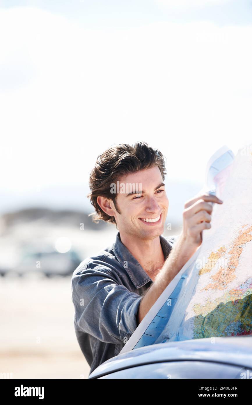 Car map hi-res stock photography and images - Alamy