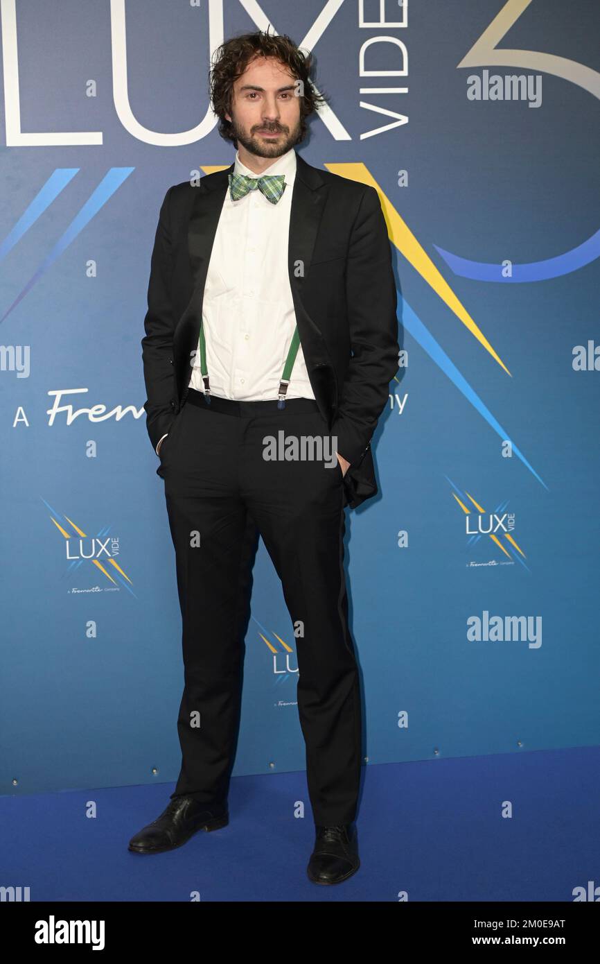 Rome, Italy. 05th Dec, 2022. Mario Scerbo attends the blue carpet for ...