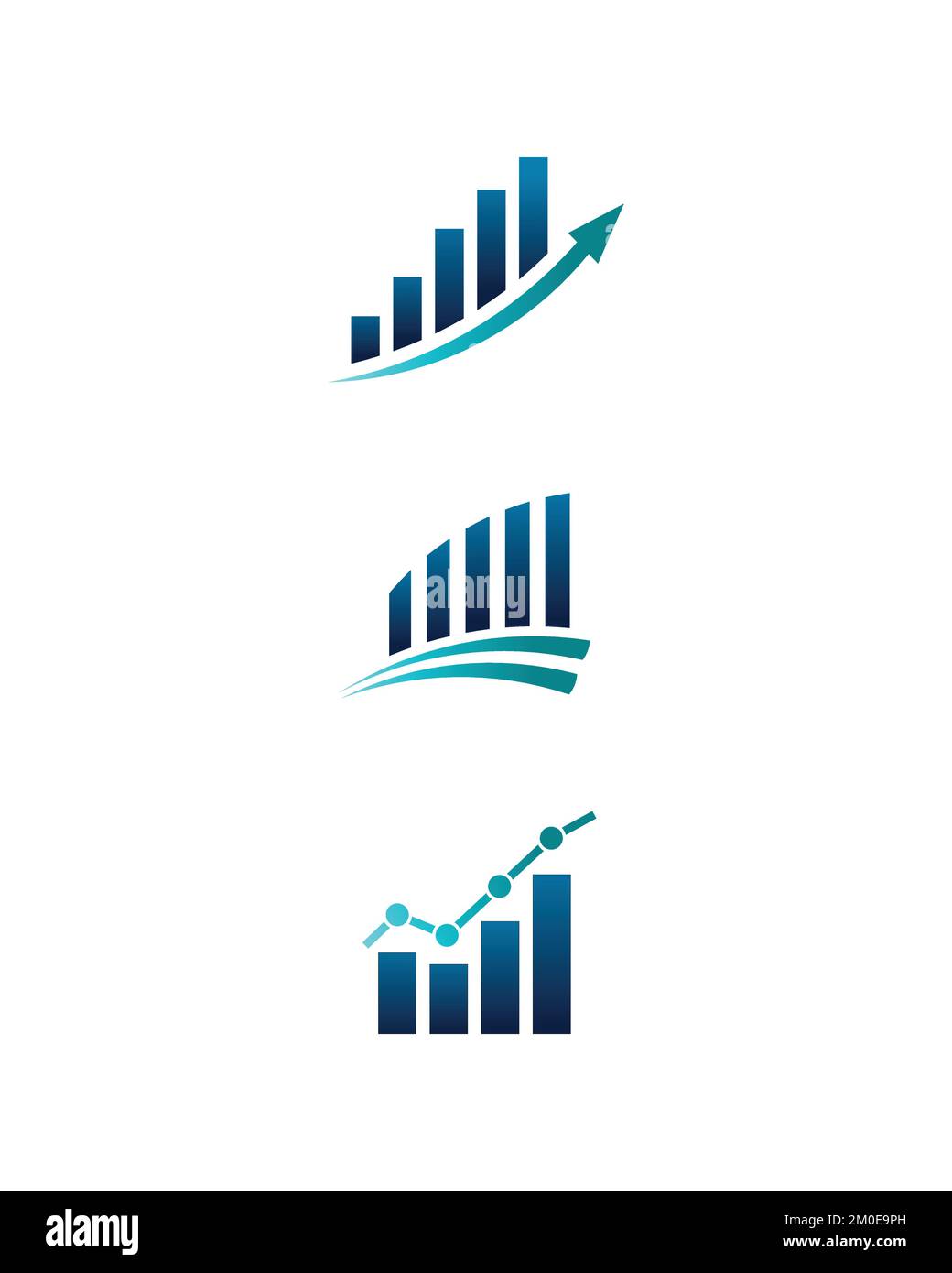 Growing Up arrow business about money increase set 3 Stock Vector Image ...