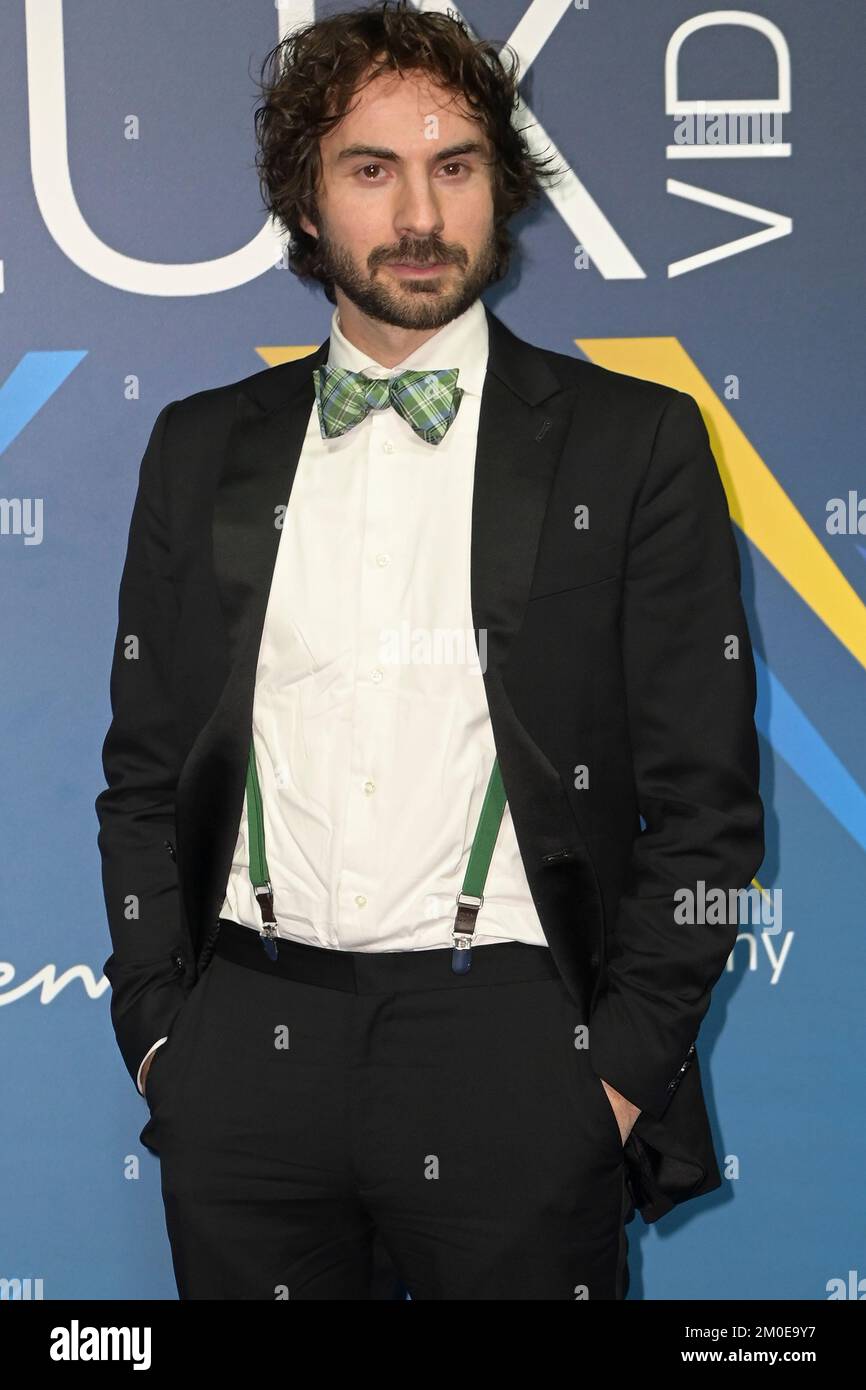 Mario Scerbo attends the blue carpet for the Lux Vide 30th anniversary ...