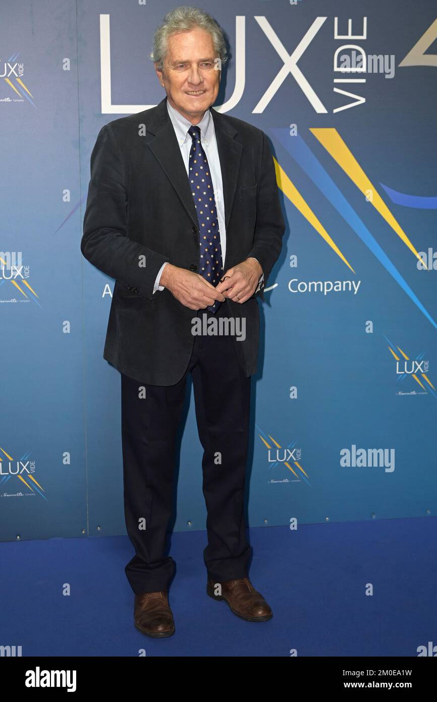 Francesco Rutelli attends the blue carpet for the Lux Vide 30th ...