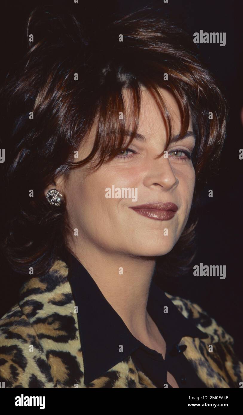 Kirstie Alley at the Versus Spring/Summer 1997 Fashion Show at Bryant ...