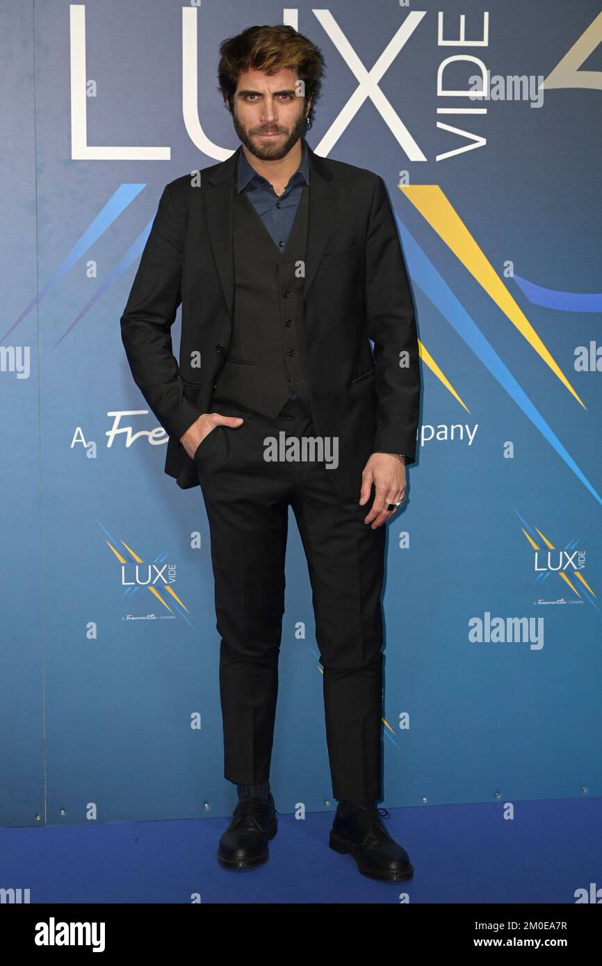 Marco Rossetti attends the blue carpet for the Lux Vide 30th ...