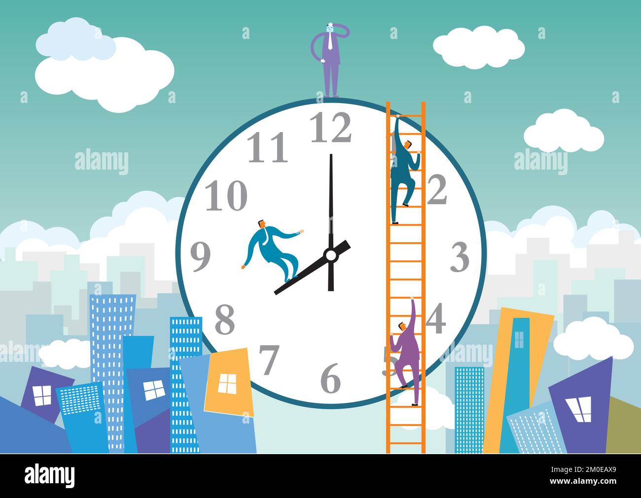 Surrounded by buildings Stock Vector Images - Alamy