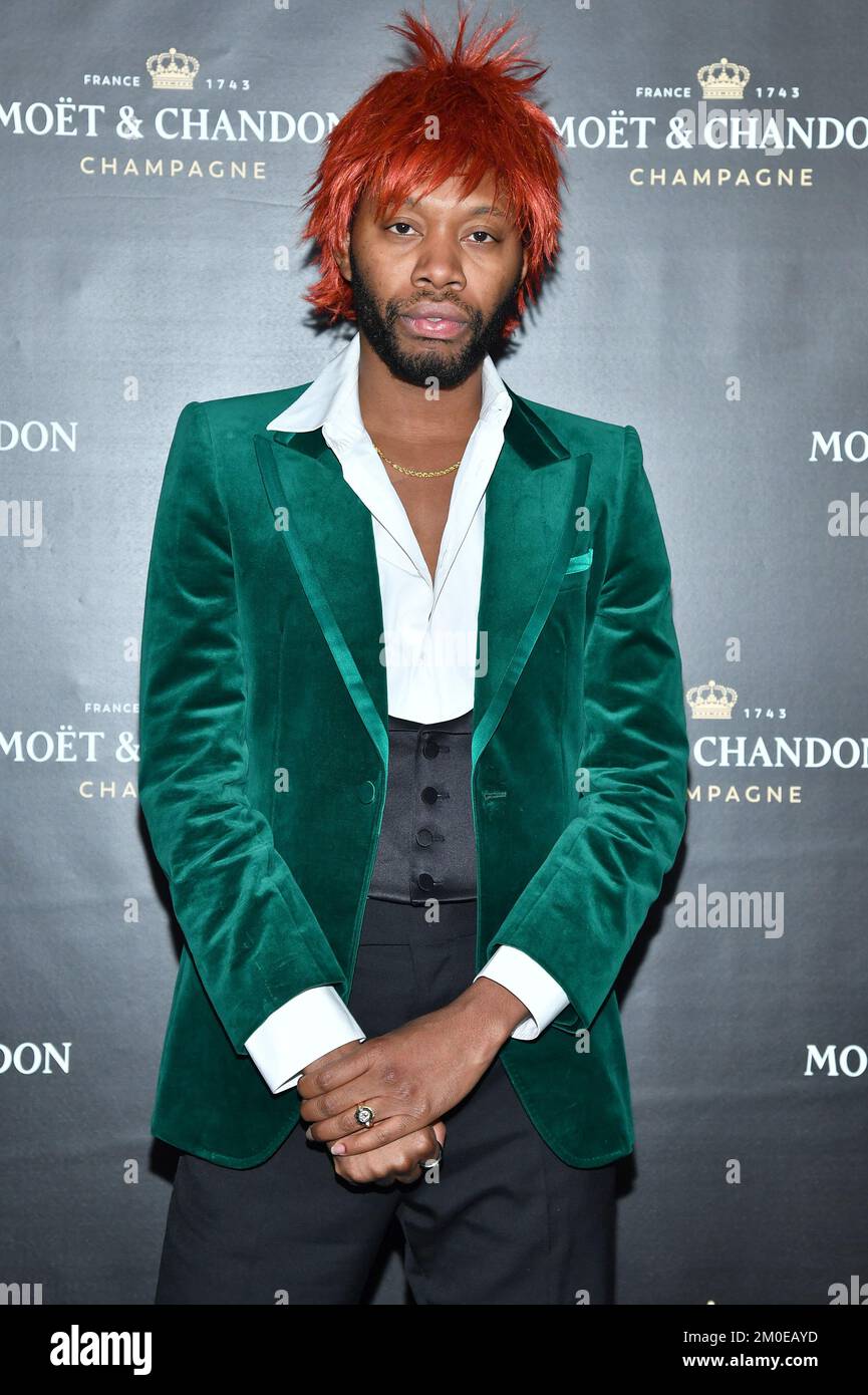 New York, NY, December 5, 2022. Jeremy O. Harris attends the Moet ...