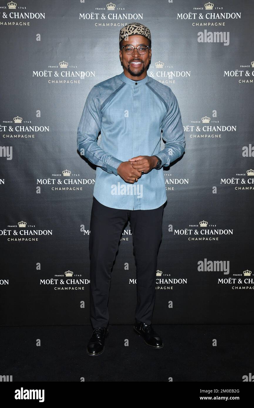 New York, NY, December 5, 2022. Maps Maponyane attends the Moet ...