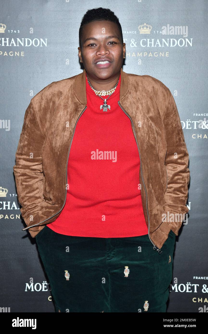 New York, NY, December 5, 2022. Sam Jay attends the Moet & Chandon ...